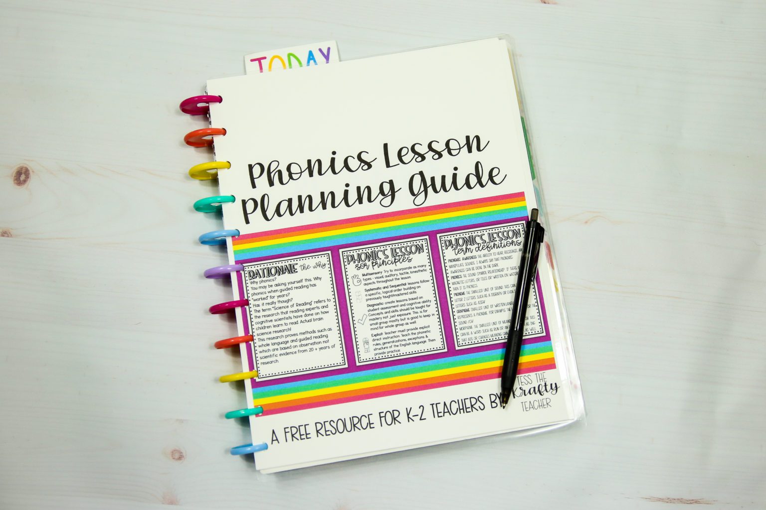 Phonics Lesson Plan Guide Landing Page - The Krafty Teacher