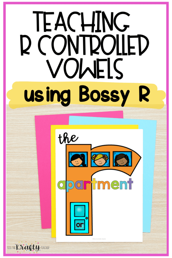 Teaching R Controlled Vowels with Bossy R for 1st Grade - The Krafty ...